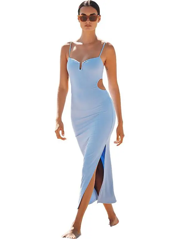 L*Space Cameron Midi Dress - Light Blue