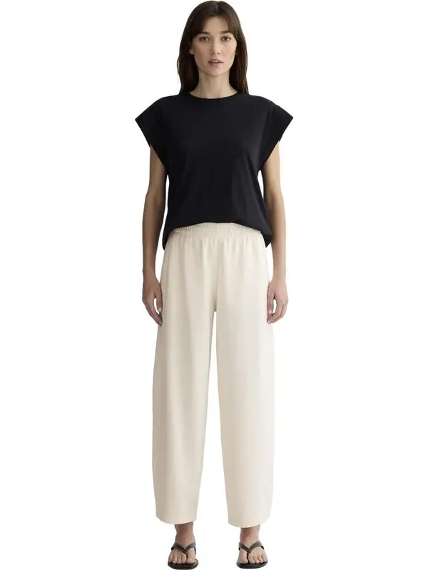 Everlane Off-duty Barrel Pant - Bone