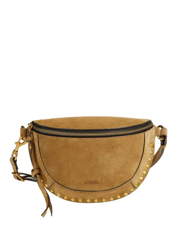 Isabel Marant Skano Stud Crossbody Bag - Taupe/gold