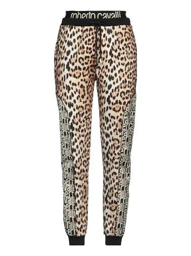 Roberto Cavalli Leopard-print Track Pants - Beige