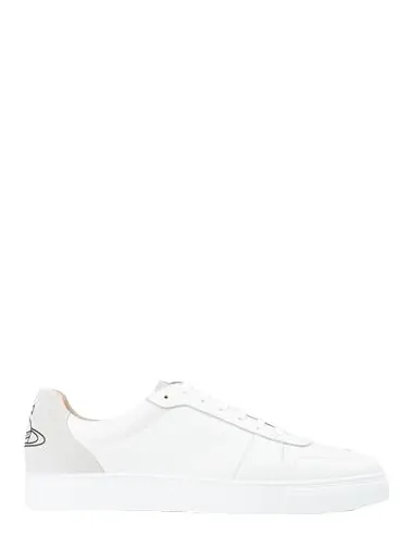 VIVIENNE WESTWOOD Leather Low-top Sneakers - White