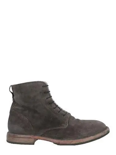 Moma Suede Lace-up Ankle Boots - Brown