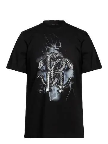 Roberto Cavalli T-shirt Size Cotton - Black