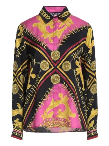 Versace Printed Twill Shirt - Black