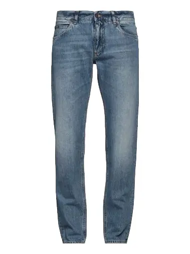 Dolce & Gabbana Straight-leg Jeans With Five Pockets - Blue