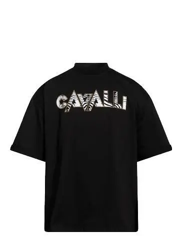 Roberto Cavalli T-shirt Size Cotton - Black