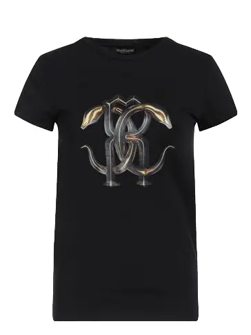Roberto Cavalli Logo-print T-shirt - Black