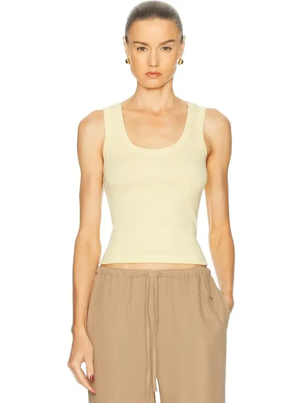 FLORE FLORE Hillie Tank Top - Butter