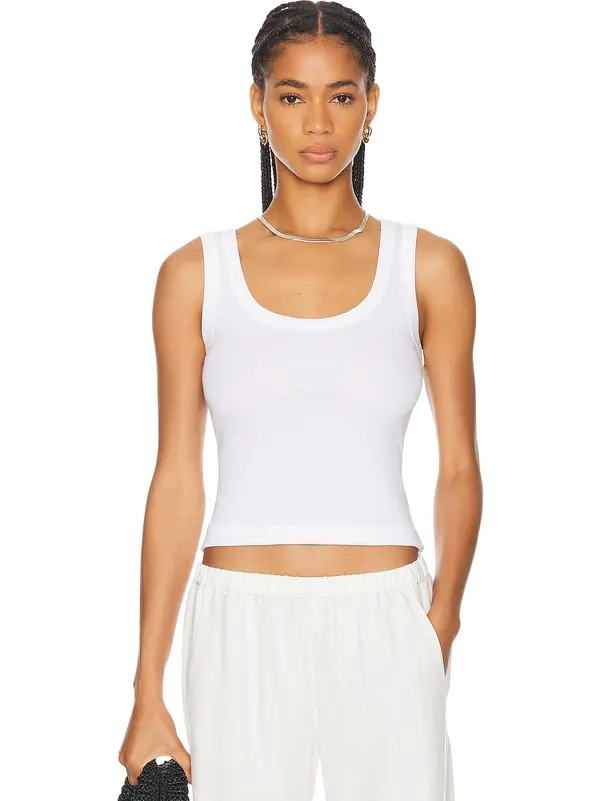 FLORE FLORE Hillie Tank Top - White