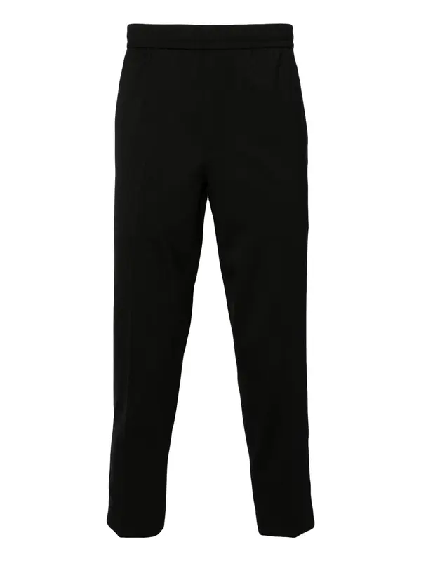 Neil Barrett Drawstring-waist Tapered Trousers - Black