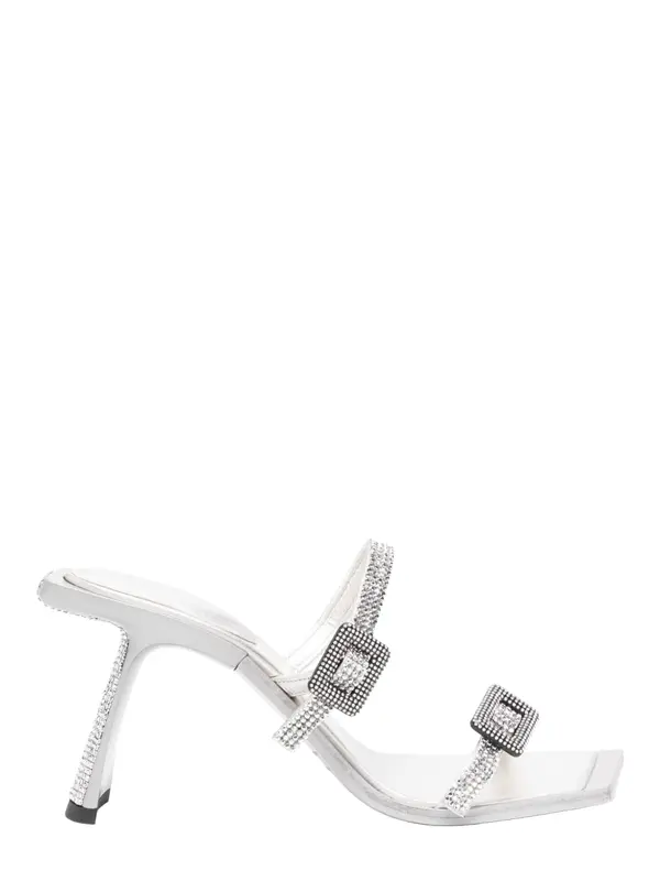Benedetta Bruzziches 90mm Crystal-embellished Sandals - Silver