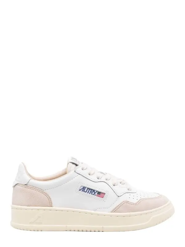 AUTRY Medalist Low Leather Sneakers - White