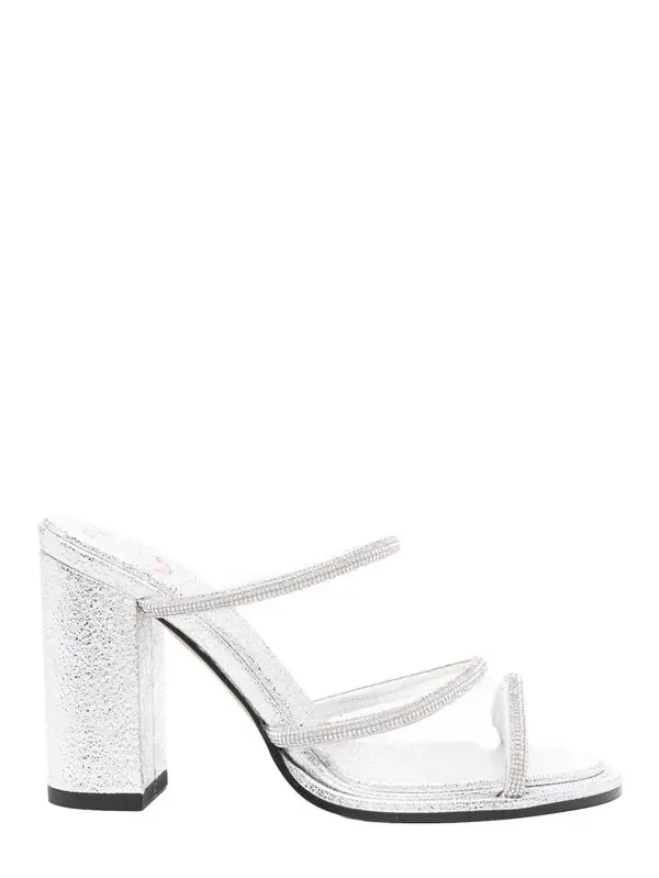 BETTINA VERMILLON Carmen 85mm Sandals - Silver