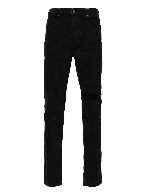 Ksubi Van Winkle Heroism Mid-rise Jeans - Black