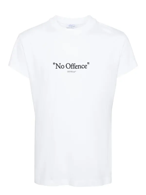 Off-White No Offence Cotton T-shirt - White