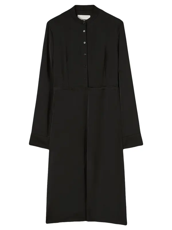 JIL SANDER Buttoned-up Shirt Dress - Black