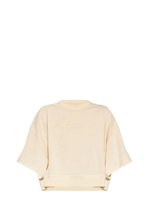 Rick Owens Tommy Cropped Sweatshirt - Neutrals