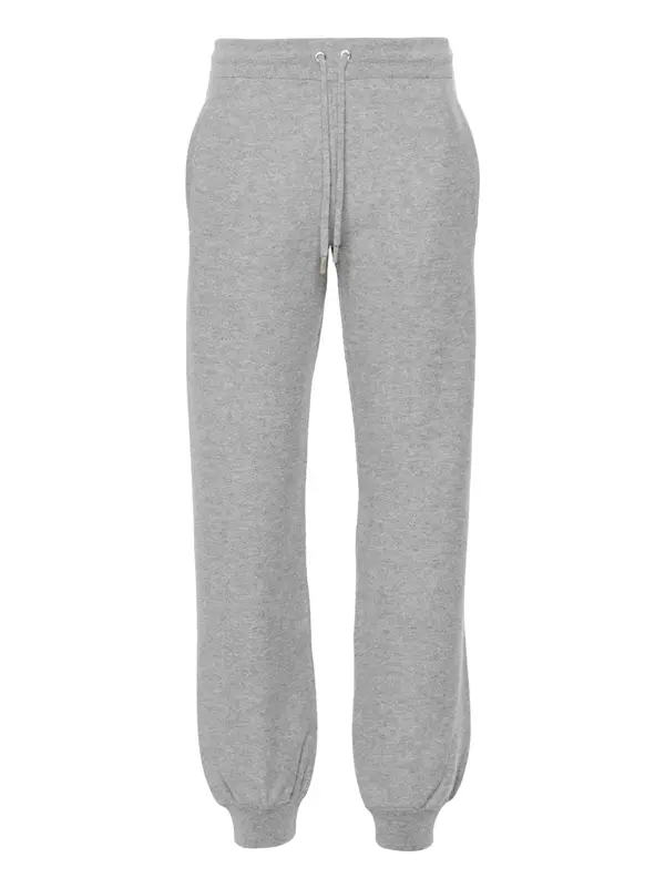 Versace Drawstring Knitted Track Pants - Grey