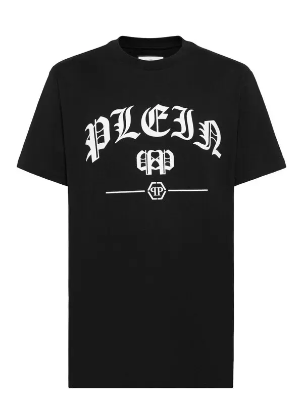 Philipp Plein Logo-print Cotton T-shirt - Black