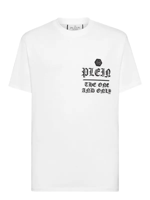 Philipp Plein Graphic-print Cotton T-shirt - White