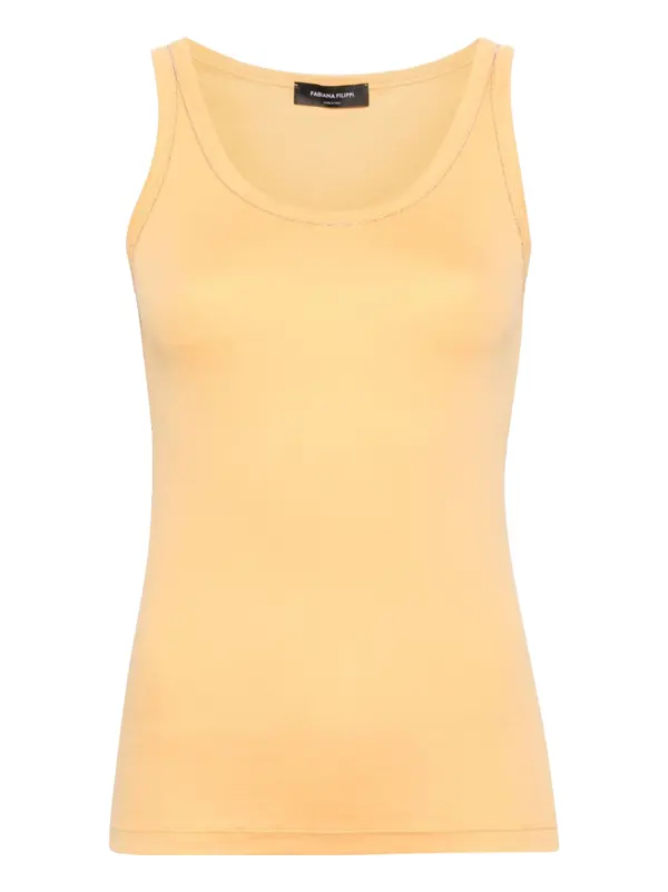 Fabiana Filippi Ball-chain Tank Top - Yellow