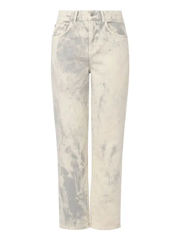 Moschino Mid-rise Cropped Jeans - White