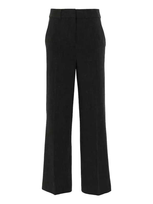 Dkny Straight-leg Tailored Trousers - Grey