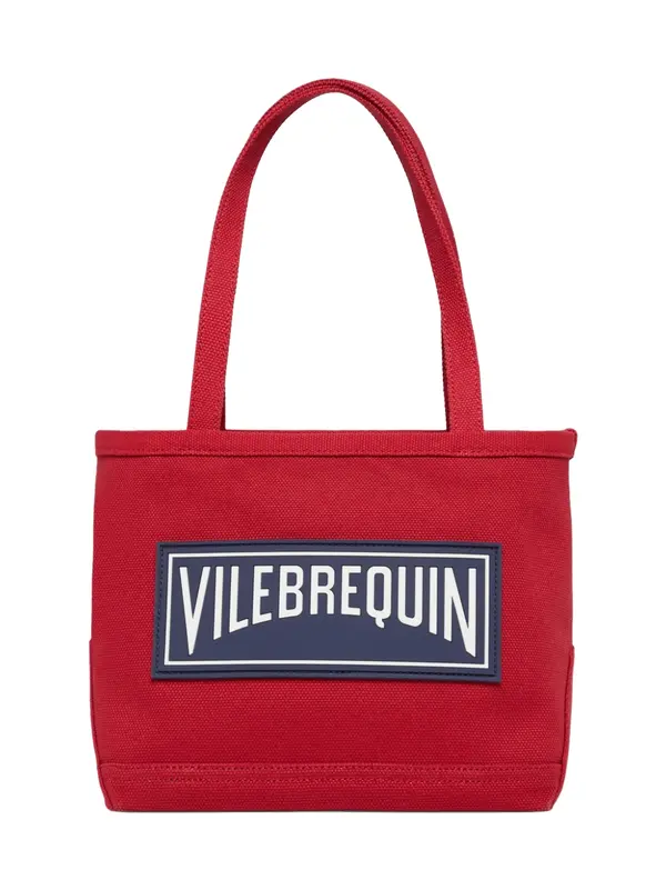 Vilebrequin Logo Appliquéd Beach Bag - Red