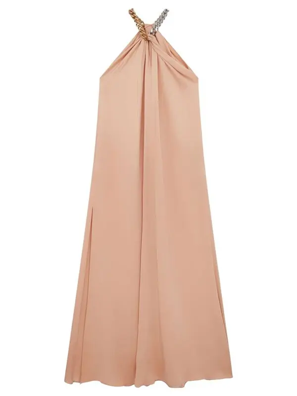 Stella McCartney Chain Link-detail Gown - Neutrals