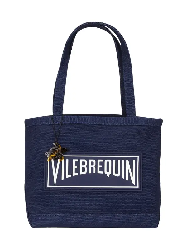 Vilebrequin Logo Appliquéd Beach Bag - Blue