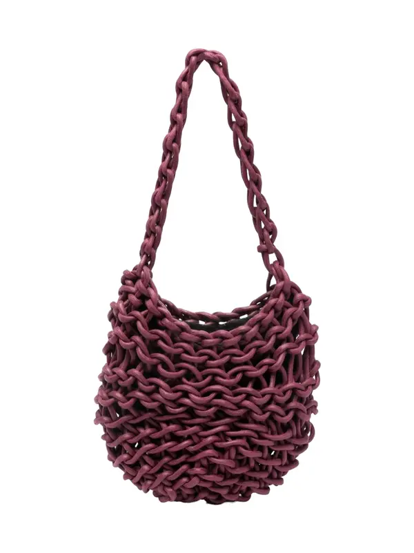Alienina Alice Interwoven Shoulder Bag - Purple