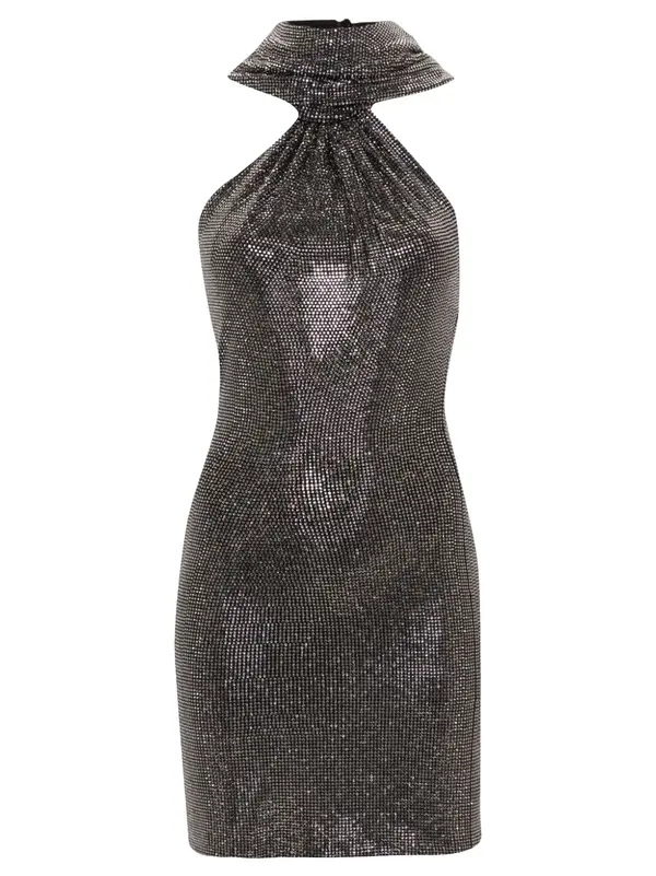 Giuseppe Di Morabito Rhinestone-embellished Mini Dress - Black
