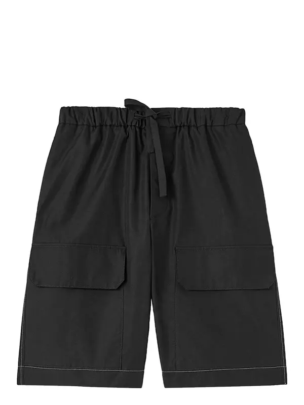 JIL SANDER Knee-length Bermuda Shorts - Black