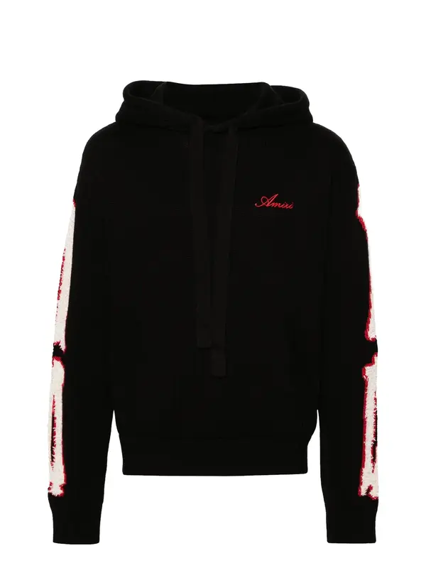 Amiri Bones Hoodie - Black