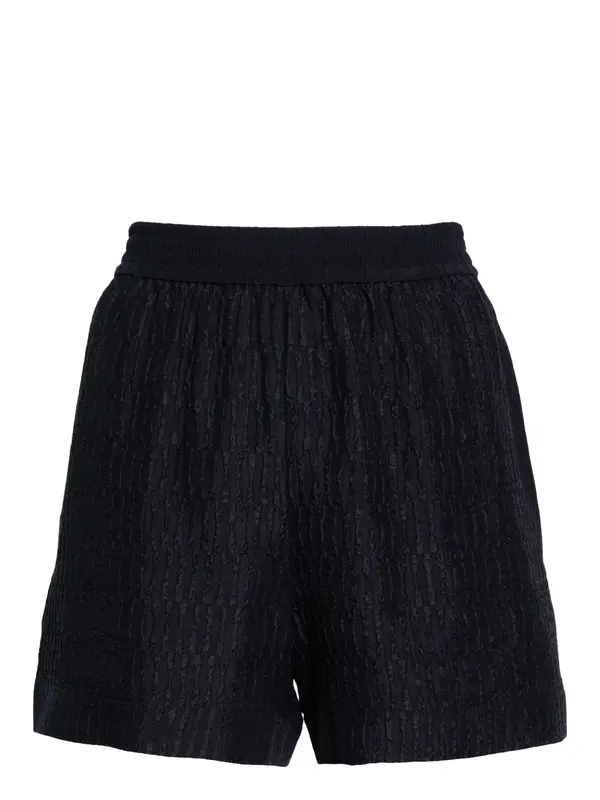 JOSEPH Gibellina Therese Textured Shorts - Blue
