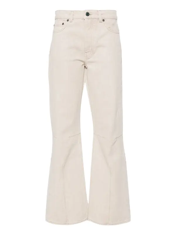 Our Legacy Moto-cut Flared Jeans - Neutrals