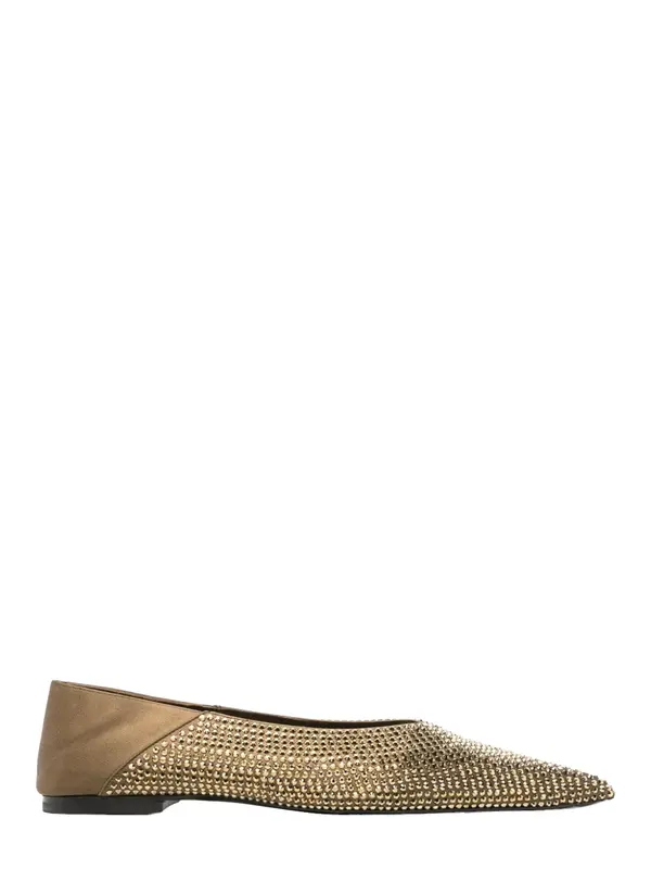Saint Laurent Nour Slippers - Green