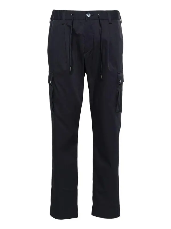 Herno Mid-rise Cargo Trousers - Blue