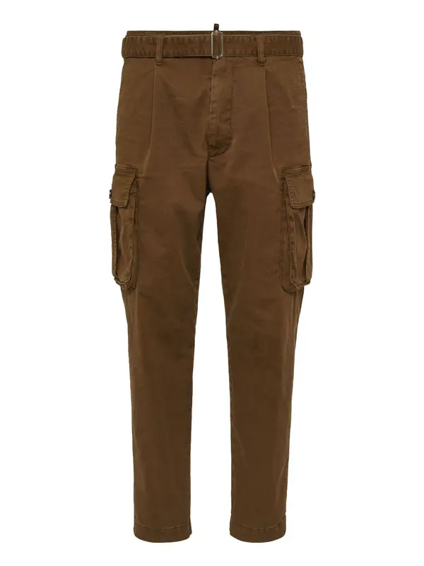 Dsquared2 Tapered-leg Cargo Trousers - Brown