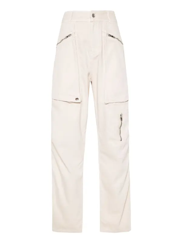 Isabel Marant Jolande Straight-leg Jeans - Neutrals