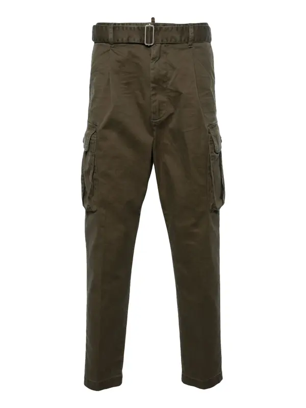 Dsquared2 Tapered-leg Cargo Trousers - Green