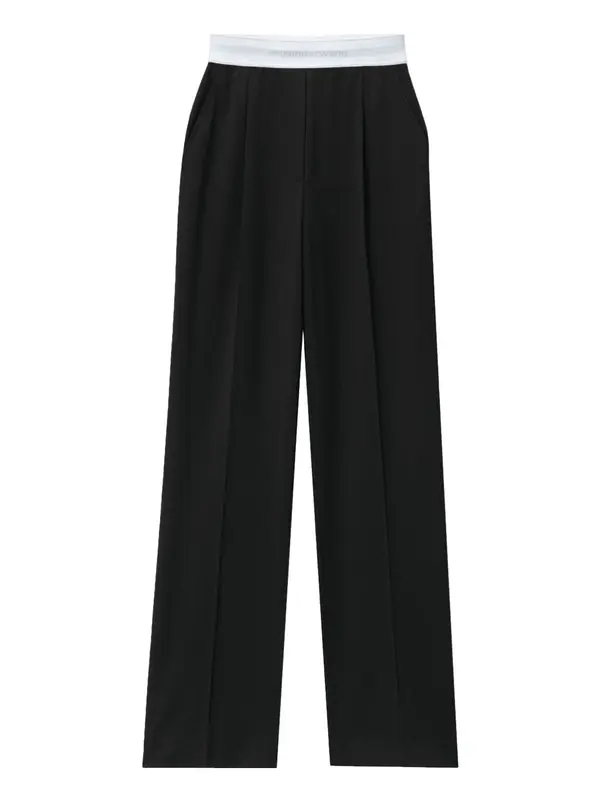 Alexander Wang Pleat-detail Trousers - Black