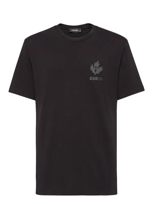 Dsquared2 Logo-print Cotton T-shirt - Black