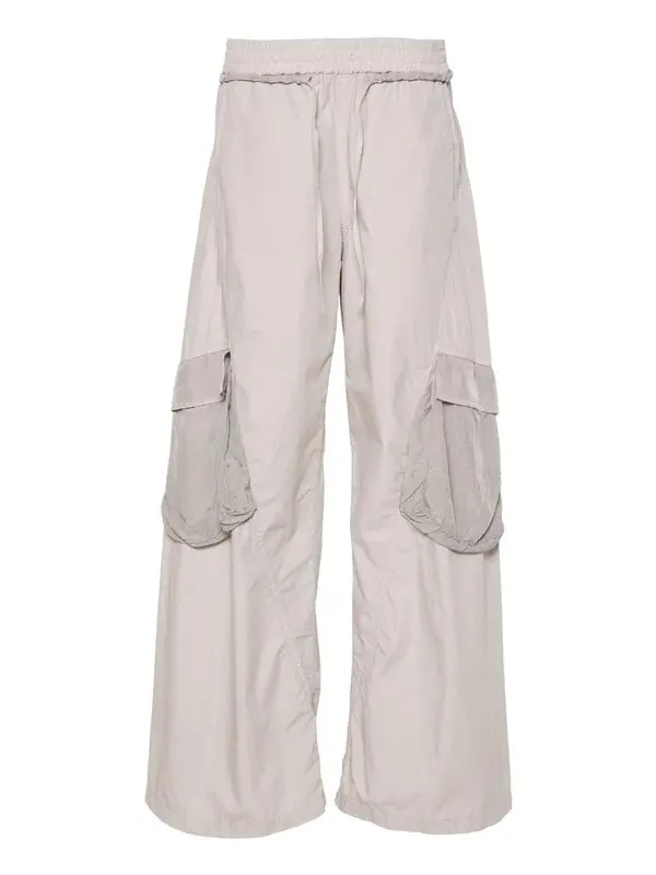 Iceberg Wide-leg Cargo Pants - Neutrals