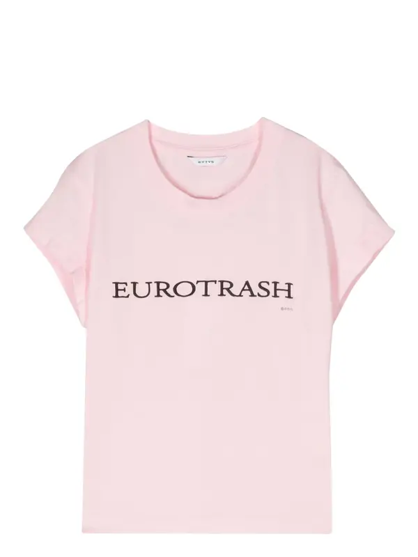 Eytys Zion Cropped T-shirt - Pink
