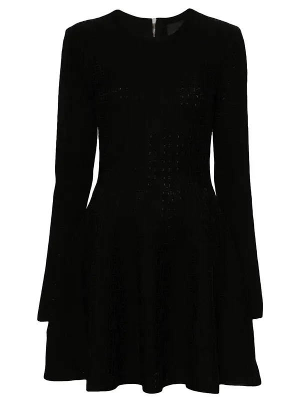 Givenchy 4g Jacquard Mini Dress - Black