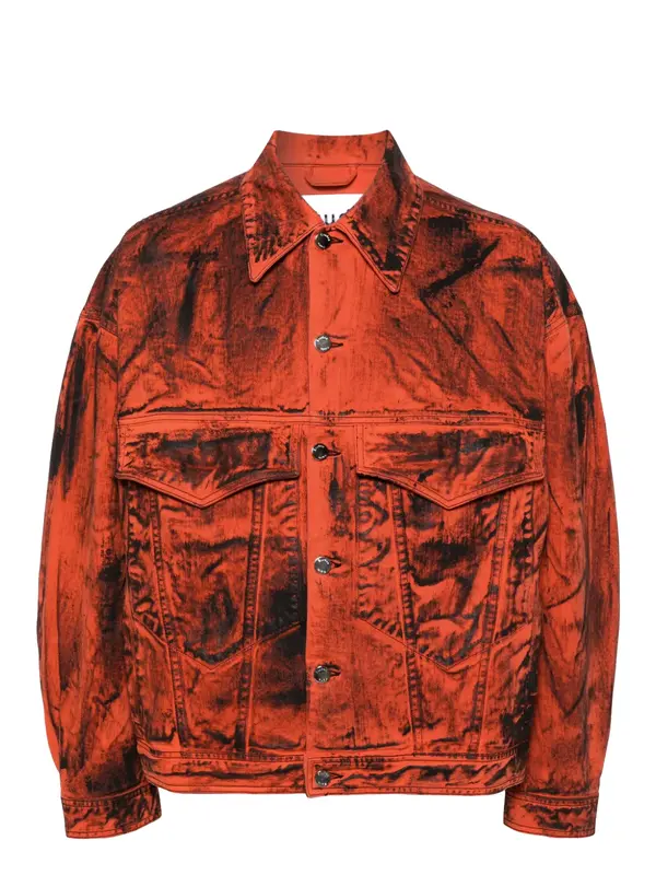 ÉTUDES STUDIO Shadow Denim Jacket - Orange