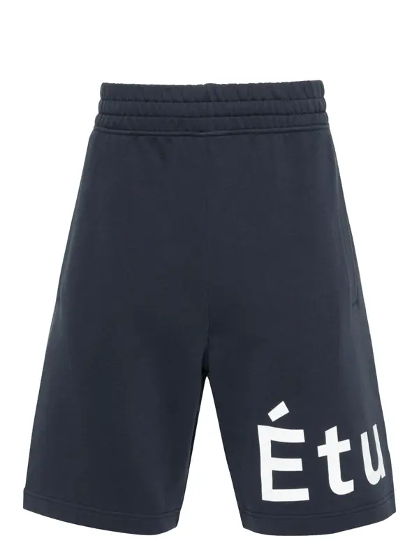 ÉTUDES STUDIO Tempera Logo-print Shorts - Blue