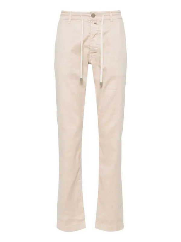 Jacob Cohen Pharrel Carrot-cut Trousers - Neutrals