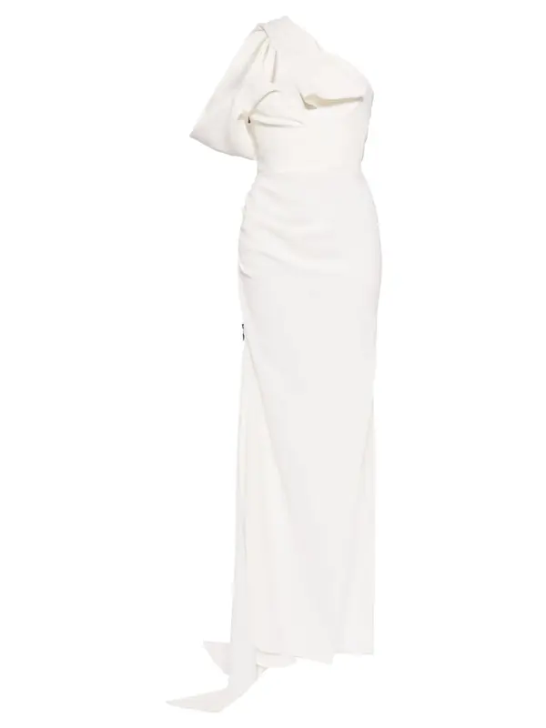 Maticevski One-shoulder Maxi Dress - White